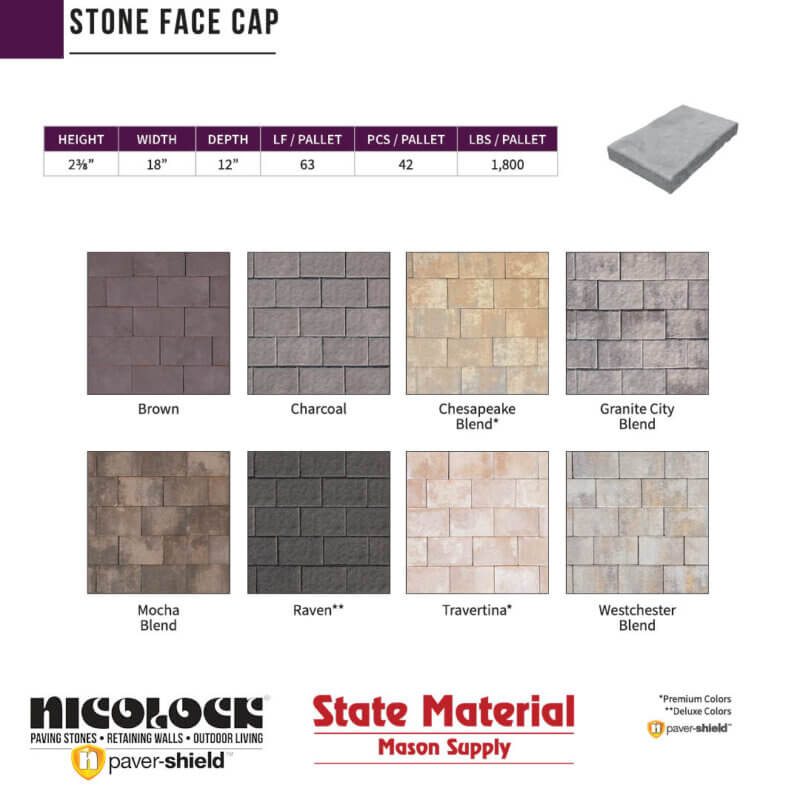 Linear Cap - State Material Mason Supply