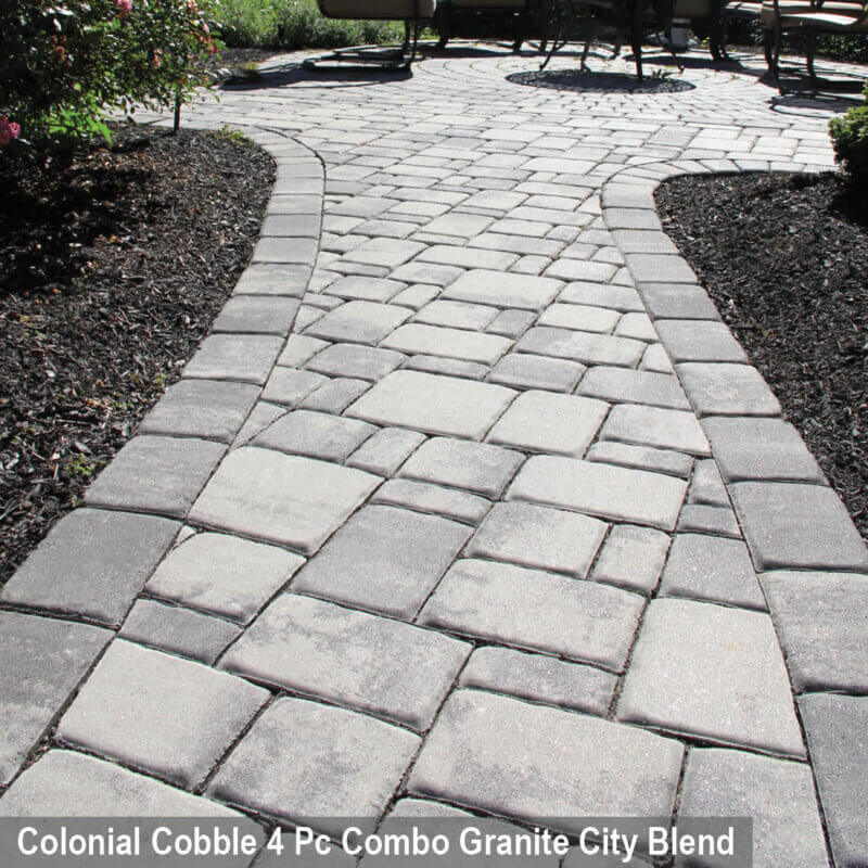 Nicolock Colonial Cobble 4-Pc Combo Paver-Shield Pavers