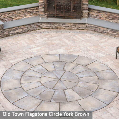 Old Town Flagstone Circle - State Material Mason Supply