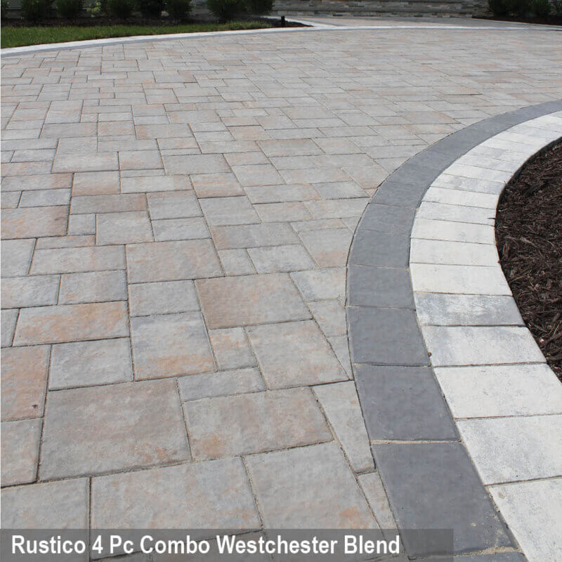 Nicolock Rustico 4-Pc Combo Paver-Shield Pavers