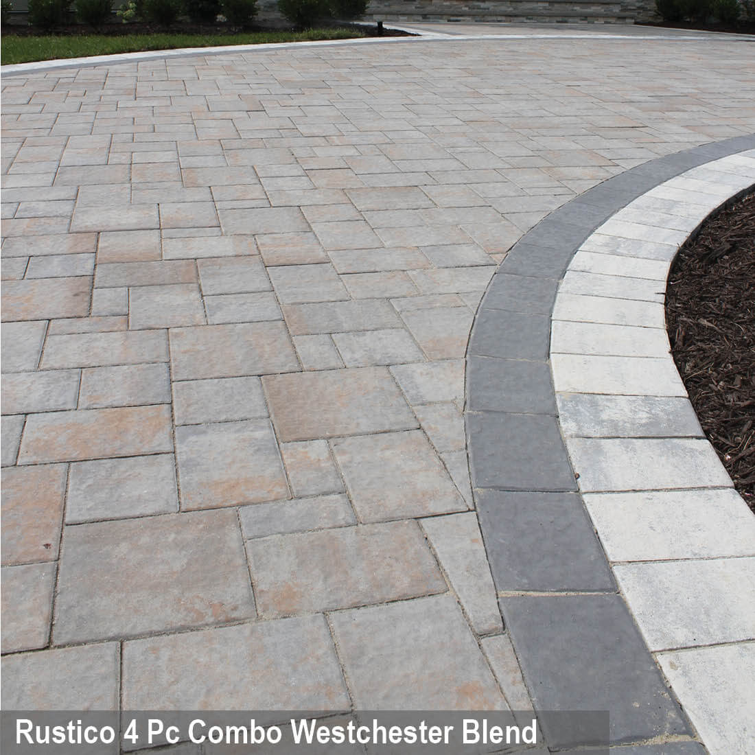 Nicolock Rustico 4-Pc Combo Paver-Shield Pavers