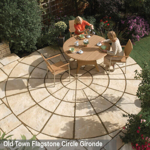 Old Town Flagstone Circle - State Material Mason Supply