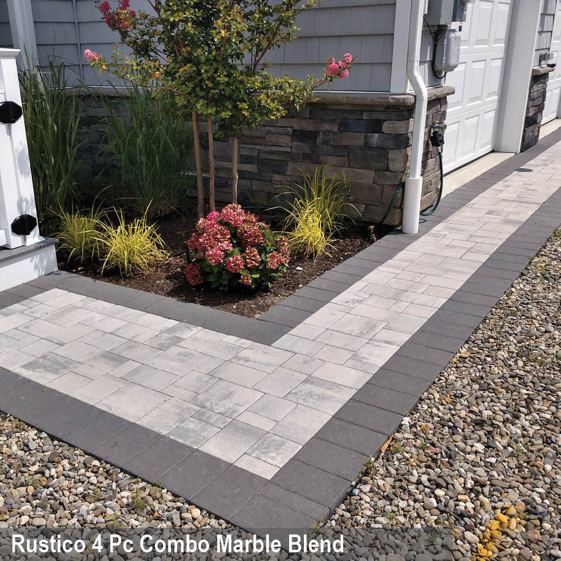 Nicolock Rustico 4-Pc Combo Paver-Shield Pavers
