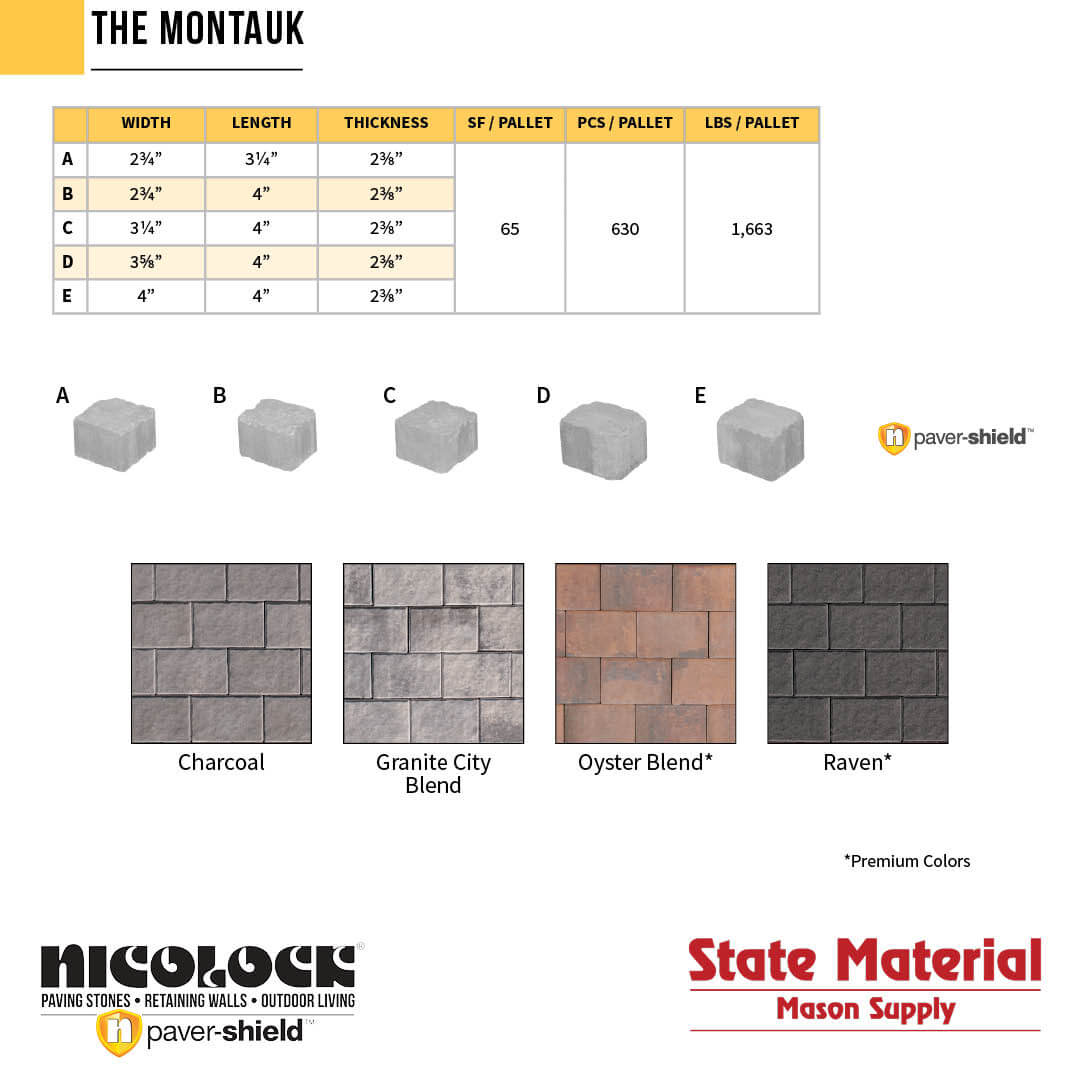 The Montauk Charcoal - State Material Mason Supply
