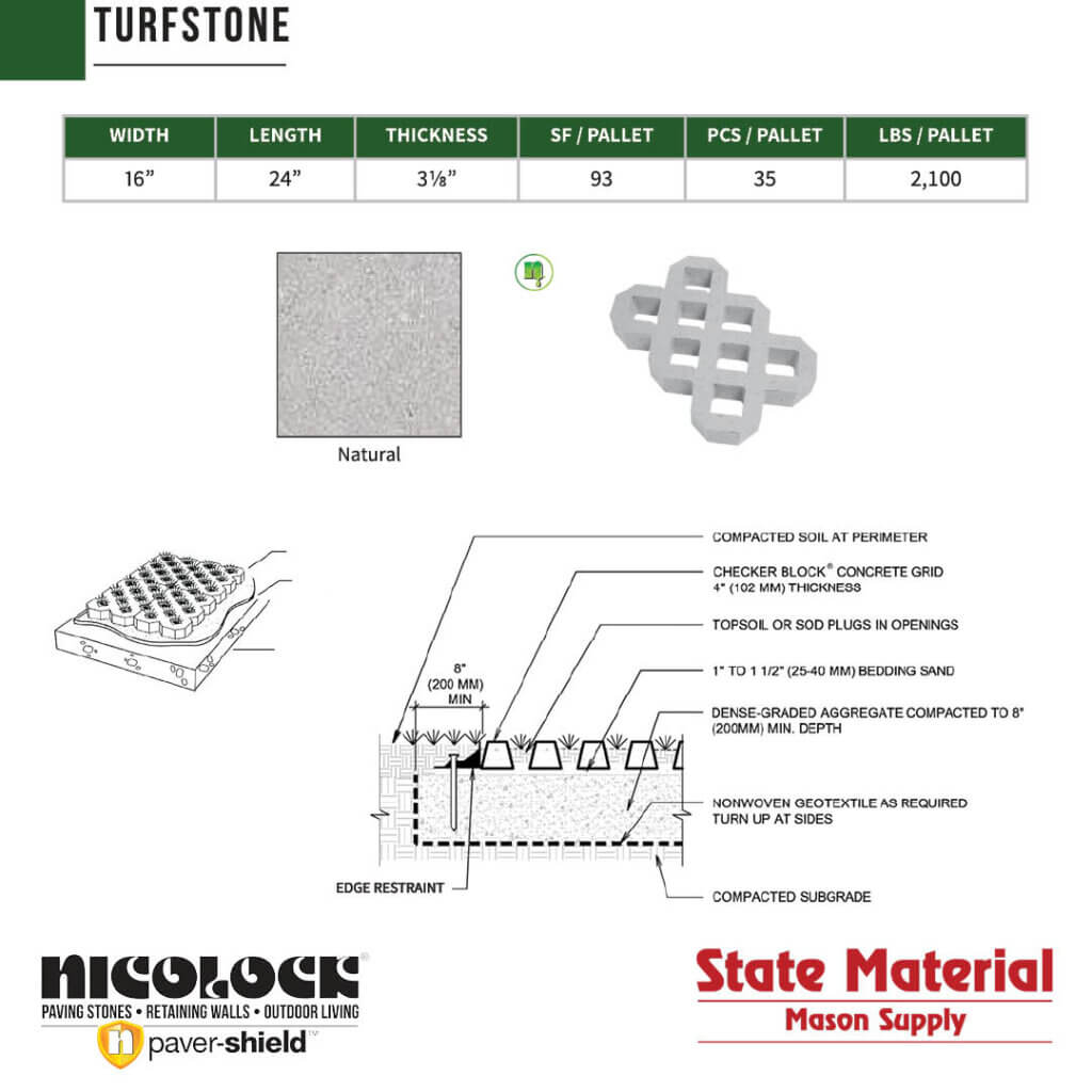 Turfstone - State Material Mason Supply