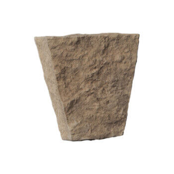 Small Keystone Chisel Face Brown - State Material Mason Supply