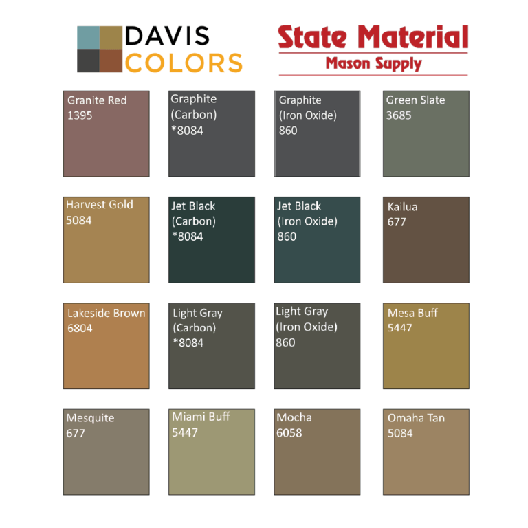 Lehigh Colored Mortar - State Material Mason Supply