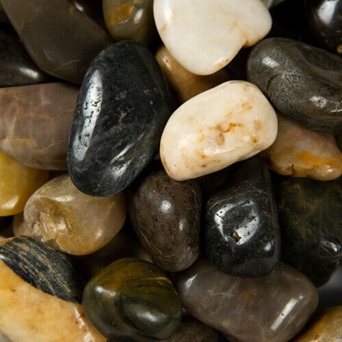 Msi Mixed Polished Beach Pebbles - State Material Mason Supply
