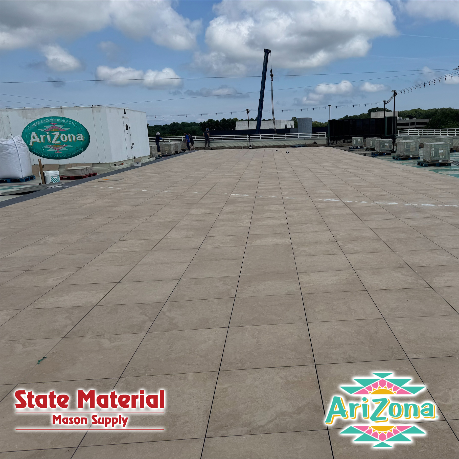 State Material Supplies Rooftop for Arizona Iced Tea - State Material ...